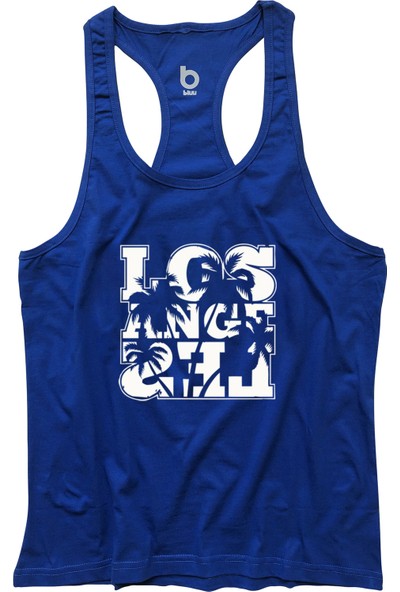 Bluu Lapalm Fitness Gym Tank Top Sporcu Atleti Bluu Lapalm Fitness Gym Tank Top Sporcu Atleti