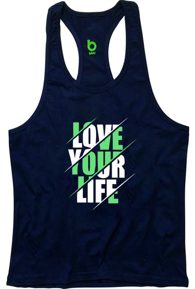 Bluu Yourlife Fitness Gym Tank Top Sporcu Atleti