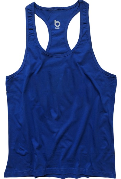 Bluu Basic Fitness Gym Tank Top Sporcu Atleti Bluu Basic Fitness Gym Tank Top Sporcu Atleti