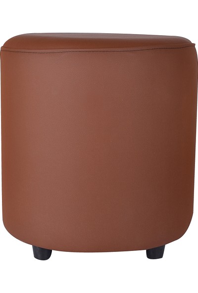 Mr.Dans Store Puf Koltuk Yuvarlak Kahverengi
