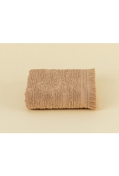 Madame Coco Aline Jakarlı Yüz Havlusu - Bej