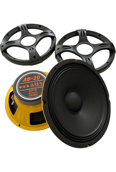 Ads Ads- 900W-20CM Profesyonel-Midrange-Anfi Uyumlu-2 Adettir Ads Ads- 900W-20CM Profesyonel-Midrange-Anfi Uyumlu-2 Adettir