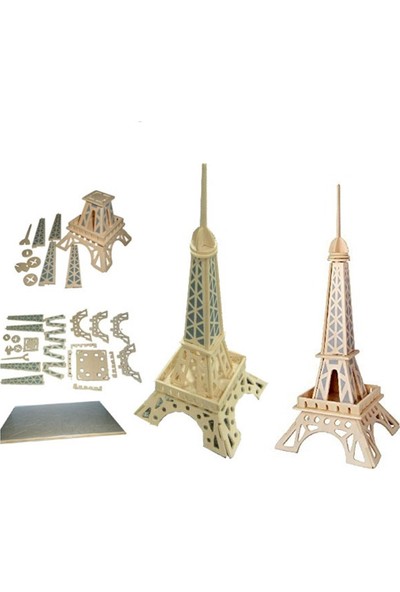 Ega Toptan 3D Ahşap Puzzle - Eyfel Kulesi Ega Toptan 3D Ahşap Puzzle - Eyfel Kulesi