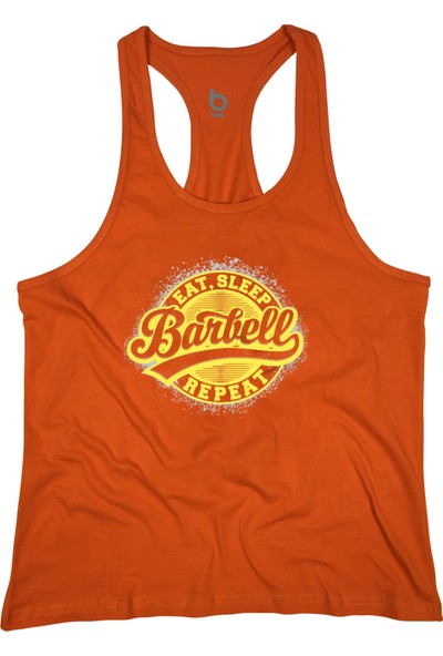 Bluu Barbell Fitness Gym Tank Top Sporcu Atleti
