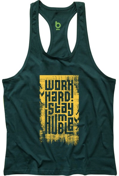 Bluu Hmblw Fitness Gym Tank Top Sporcu Atleti