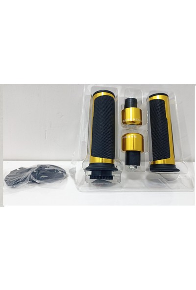 Barracuda Motosiklet Elcik ve Topuz Seti Sarı Barracuda Motosiklet Elcik ve Topuz Seti Sarı