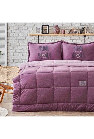 Karaca Home Softy Lila Çift Kişilik Cotton Comfort Uyku Seti Karaca Home Softy Lila Çift Kişilik Cotton Comfort Uyku Seti