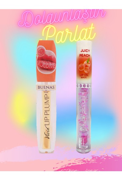 Buenas Vivid Lip Plump Dudak Dolgunlaştırıcı & Dudak Parlatıcı & Lip Gloss Buenas Vivid Lip Plump Dudak Dolgunlaştırıcı & Dudak Parlatıcı & Lip Gloss