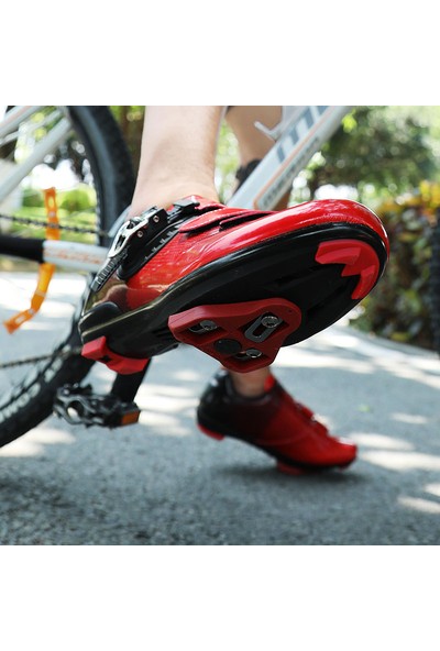 Jinxianzheng Otoyol Kilidi Kırmızı Bisiklet Ayakkabı Sihirli Toka (Yurt Dışından)
