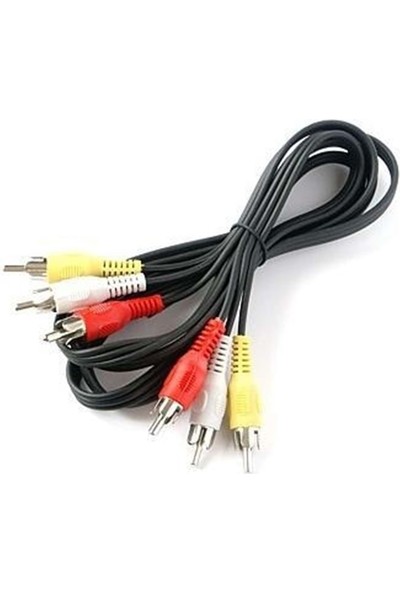 Goldeex 3 Rca 3 Rca 1,5 mt Standart Kablo