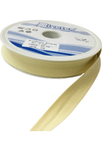 Biyetex Koton Cotton Biye 2 cm Biyetex Koton Cotton Biye 2 cm