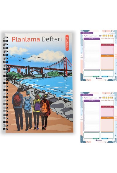 Okuyan Plango Planlama Defteri + 2 Adet Günlük Planlayıcı - Tyt - Ayt - Lgs Planlama Okuyan Plango Planlama Defteri + 2 Adet Günlük Planlayıcı - Tyt - Ayt - Lgs Planlama