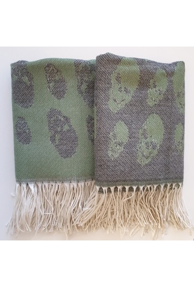 Magrib Yünlü Dokuma Püskül Detaylı Boyunluk Magrib Yünlü Dokuma Püskül Detaylı Boyunluk