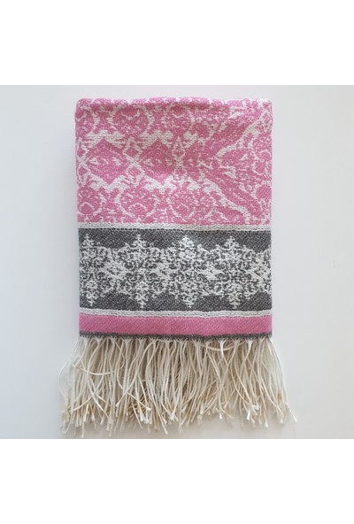 Magrib Yünlü Dokuma Püskül Detaylı Boyunluk Magrib Yünlü Dokuma Püskül Detaylı Boyunluk