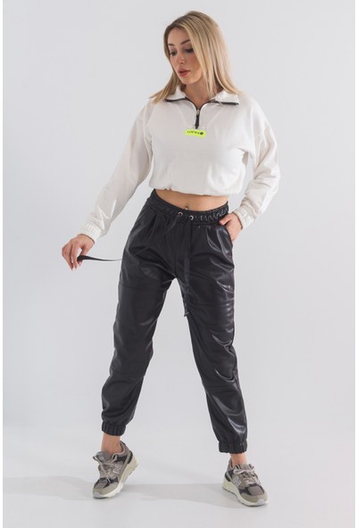 Bebe Plus Bebeplus Deri Pantolon