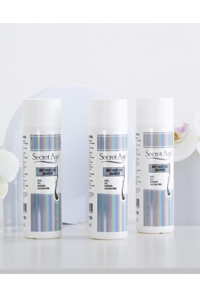Secret Age Saç Dökülmesine Karşı Besleyici Şampuan (3 Lü Paket)