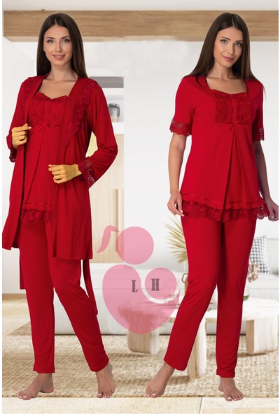 Effort 6034 Lohusa Pijama Sabahlık Takım