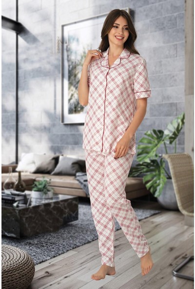 Effort 8068 Kısa Kol Lohusa Pijama Takım