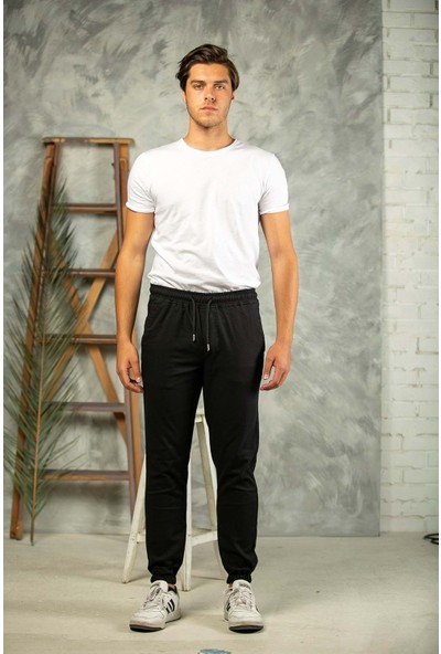 Bay Efendi Erkek Siyah Beli ve Paçası Lastikli Cepli Jogger Pantolon 2030 Bay Efendi Erkek Siyah Beli ve Paçası Lastikli Cepli Jogger Pantolon 2030