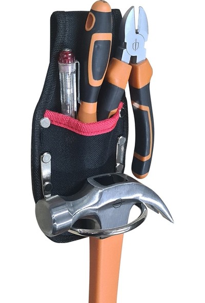 Binbirreyon Bele Asılabilen Alet Takım Çantası Çekiç Pense Taşıyıcı Siyah Binbirreyon Bele Asılabilen Alet Takım Çantası Çekiç Pense Taşıyıcı Siyah