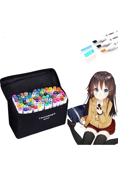 80 Renk Art Marker Çanta Seti 80 Renk Art Marker Çanta Seti