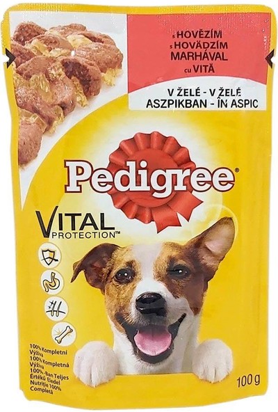 Pedigree Sığır Etli Pouch Yaş Mama 100GR*12 Pedigree Sığır Etli Pouch Yaş Mama 100GR*12