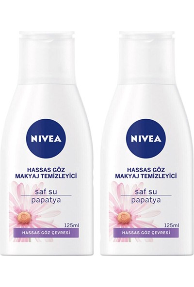 Nivea Hassas Makyaj Temizleme Sütü 125 ml X2 Adet