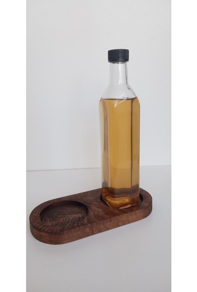 Galeriist Ahşap Yağdanlık - Yağdanlık Standı - Şişe Standı