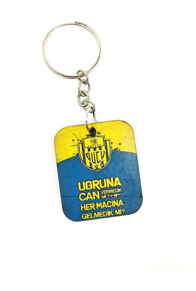 Color Mood Taraftar Bakılı Anahtarlık Ankaragücü