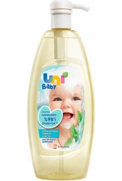 Uni Baby Saç ve Vücut Şampuan 700 Ml.