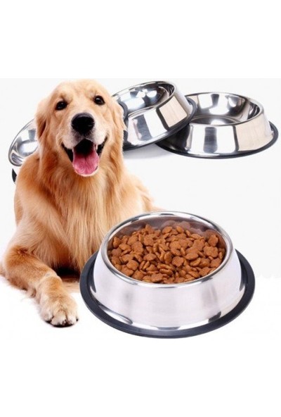 Huramarketing Evcil Hayvan Kedi Köpek Paslanmaz Çelik Mama Su Kabı 18 cm Huramarketing Evcil Hayvan Kedi Köpek Paslanmaz Çelik Mama Su Kabı 18 cm