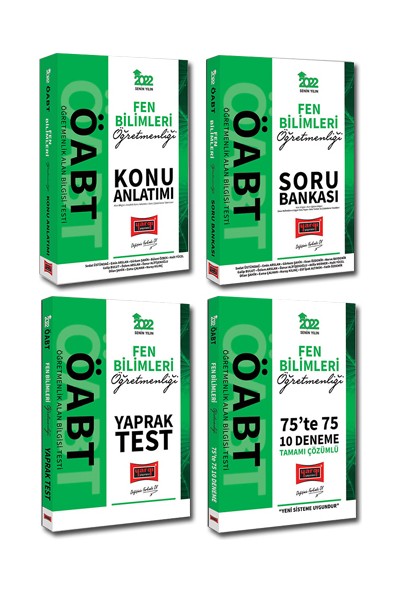Yargı Yayınevi 2022 ÖABT Fen Bilimleri Öğretmenliği Full Set