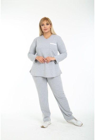 mezura Kadın Büyük Beden Iki Iplik ve Rahat Eşofman Takımı