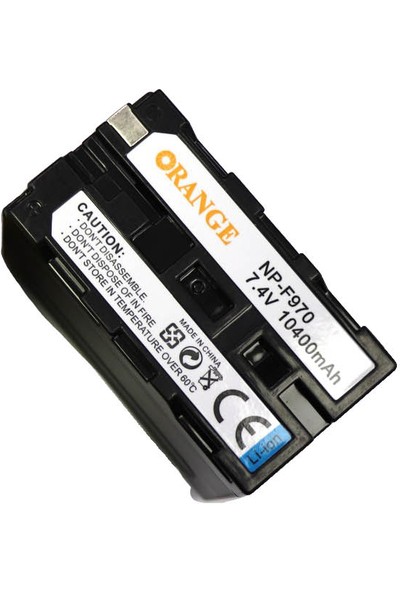 Orange Sony Kamera ve LED Işıklar Için NP-F970 Batarya Sony Uyumlu 970 Pil NPF970