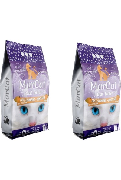 MarCat 20LT Lavanta Kokulu Ince Kedi Kumu Paket 10 Lt x 2 Adet 20LT MarCat 20LT Lavanta Kokulu Ince Kedi Kumu Paket 10 Lt x 2 Adet 20LT