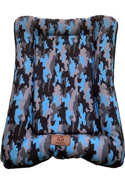 Peggy Simba Yer Minderi Mavi Large 68X106X5 cm