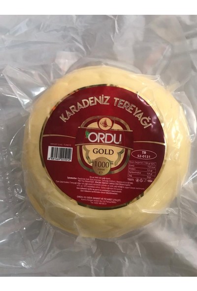 Ordu 52 Köy Tipi Tereyağı 1000 gr