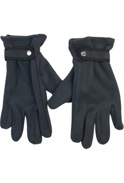 Erkek Polar Eldiven Gri