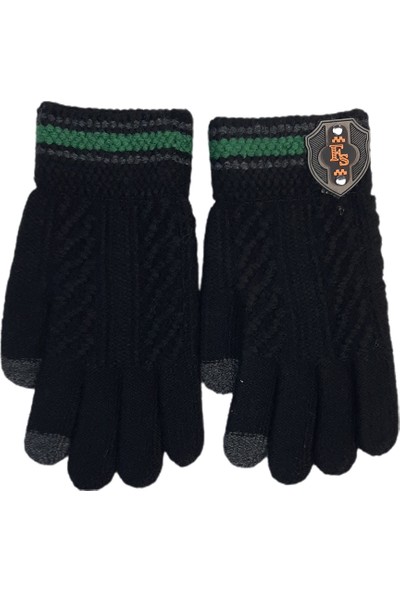 Kamus Erkek Çocuk Eldiven Siyah