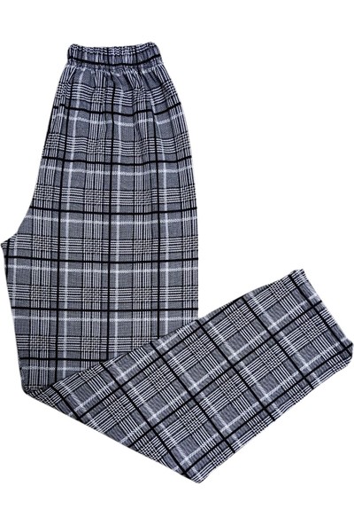 Bubi Giyim Siyah Kazayağı Ekose Desenli Tek Alt Pijama Bubi Giyim Siyah Kazayağı Ekose Desenli Tek Alt Pijama