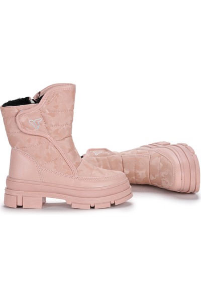 Kiko Kids Twg 820 Içi Termal Kürklü Kız Çocuk Kar Bot Ayakkabı