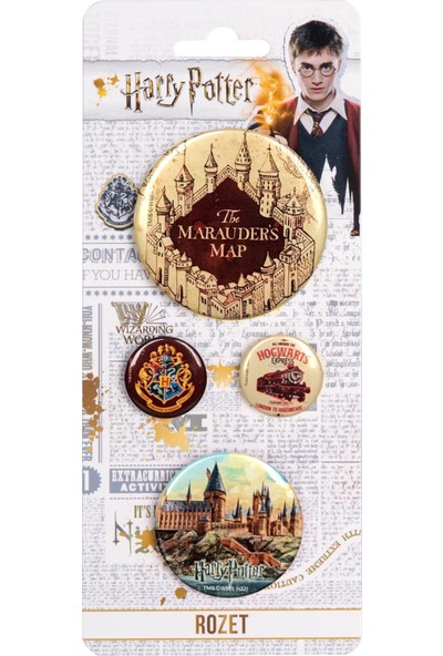 Gifi Rozet & Broş Harry Potter Çapulcu Haritası 4 Adet Lisanslı Gifi Rozet & Broş Harry Potter Çapulcu Haritası 4 Adet Lisanslı