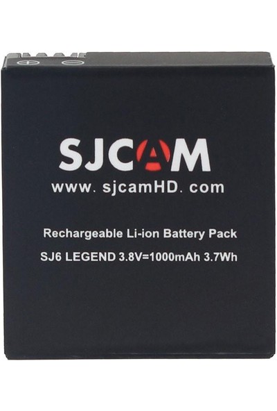 Sjcam Sj6 Legend 4K Aksiyon Kamera Yedek Bataryası