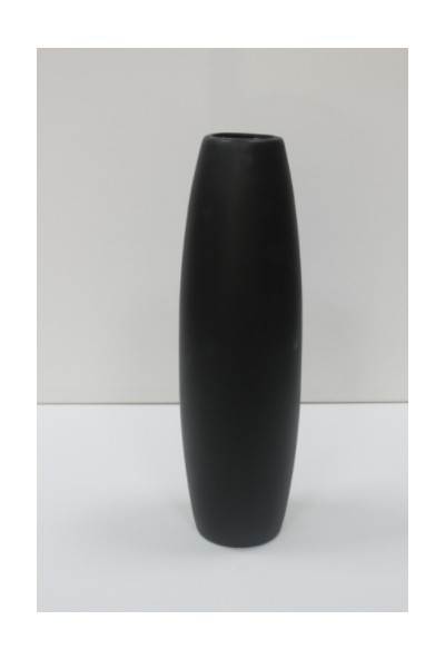 Hayal Sanat Siyah Seramik Vazo