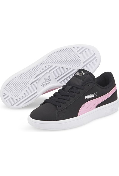 Puma Smash V2 Buck Jr Çocuk Siyah Günlük Spor Ayakkabı - 365182-40