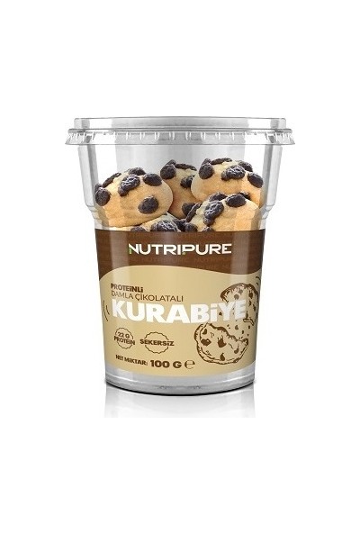Nutripure Damla Çikolatalı Protein Kurabiye 100 gr