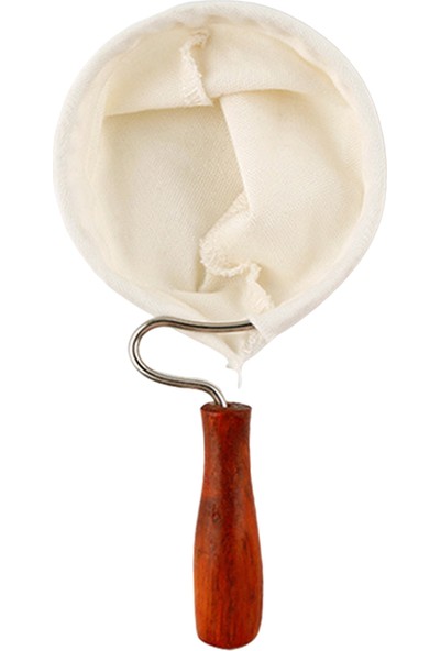 Ahşap Saplı Yedek Bez Kahve Filtresi 86MM Ahşap Saplı Yedek Bez Kahve Filtresi 86MM