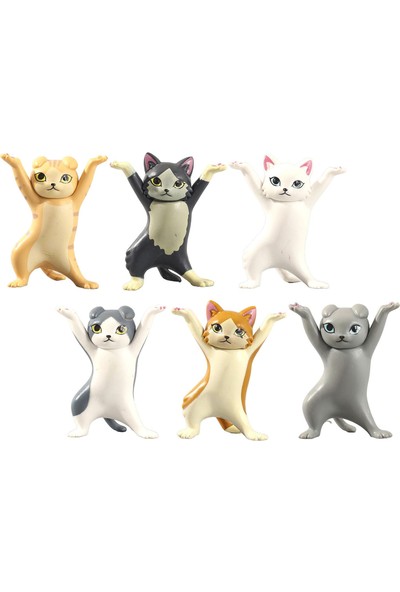 Dans Kedi Süs Kitaplık Kalem Tutucu Kitty Heykeli Oyuncak Ev Ofis Dekor Dans Kedi Süs Kitaplık Kalem Tutucu Kitty Heykeli Oyuncak Ev Ofis Dekor
