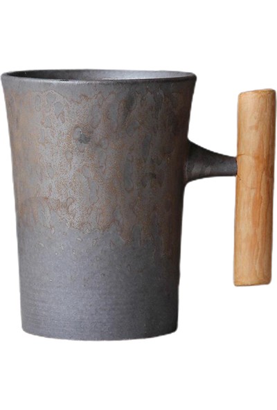 Dolity 330ml Vintage Japon Tarzı Seramik Kahve Kupası - Kahverengi (Yurt Dışından) Dolity 330ml Vintage Japon Tarzı Seramik Kahve Kupası - Kahverengi (Yurt Dışından)