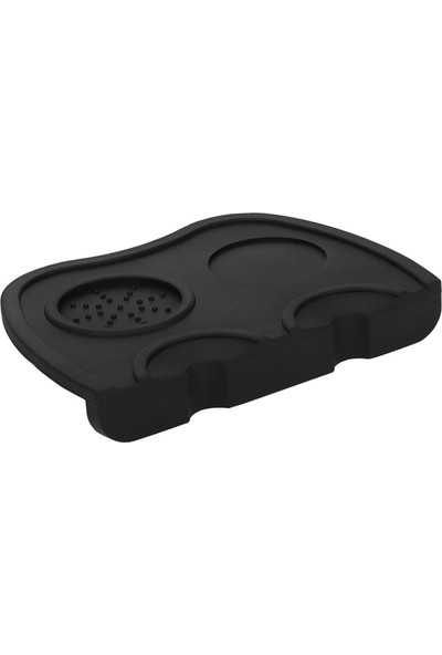 Kahve Skid Mat Espresso Tamping Tutucu Ped Kahve Öğütme Silikon Mat Siyah Kahve Skid Mat Espresso Tamping Tutucu Ped Kahve Öğütme Silikon Mat Siyah